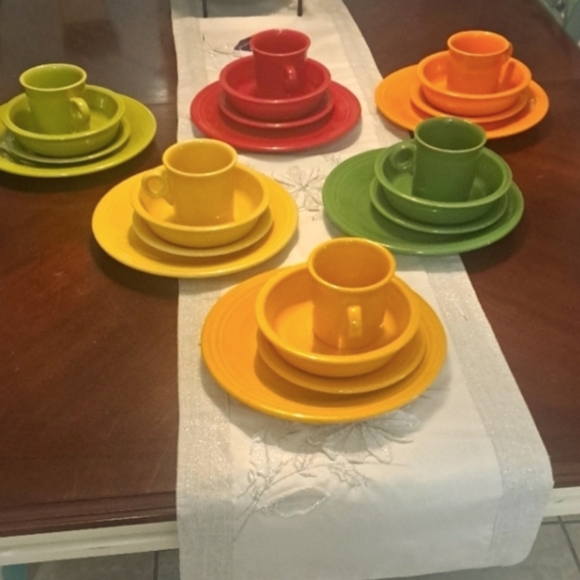 Fiestaware | Other | Fiesta Place Settings Read Description | Poshmark